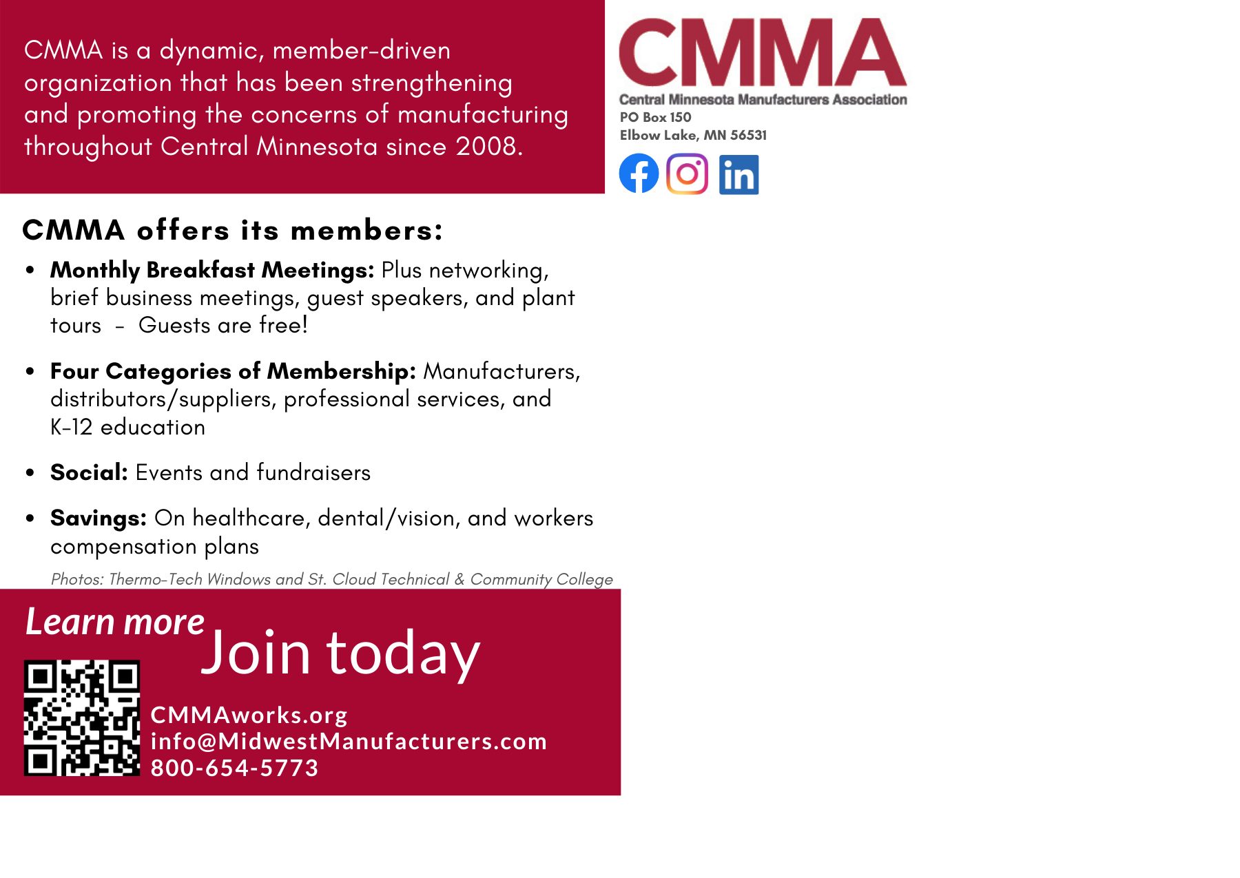 About CMMA - Midwest Manufacturers Association