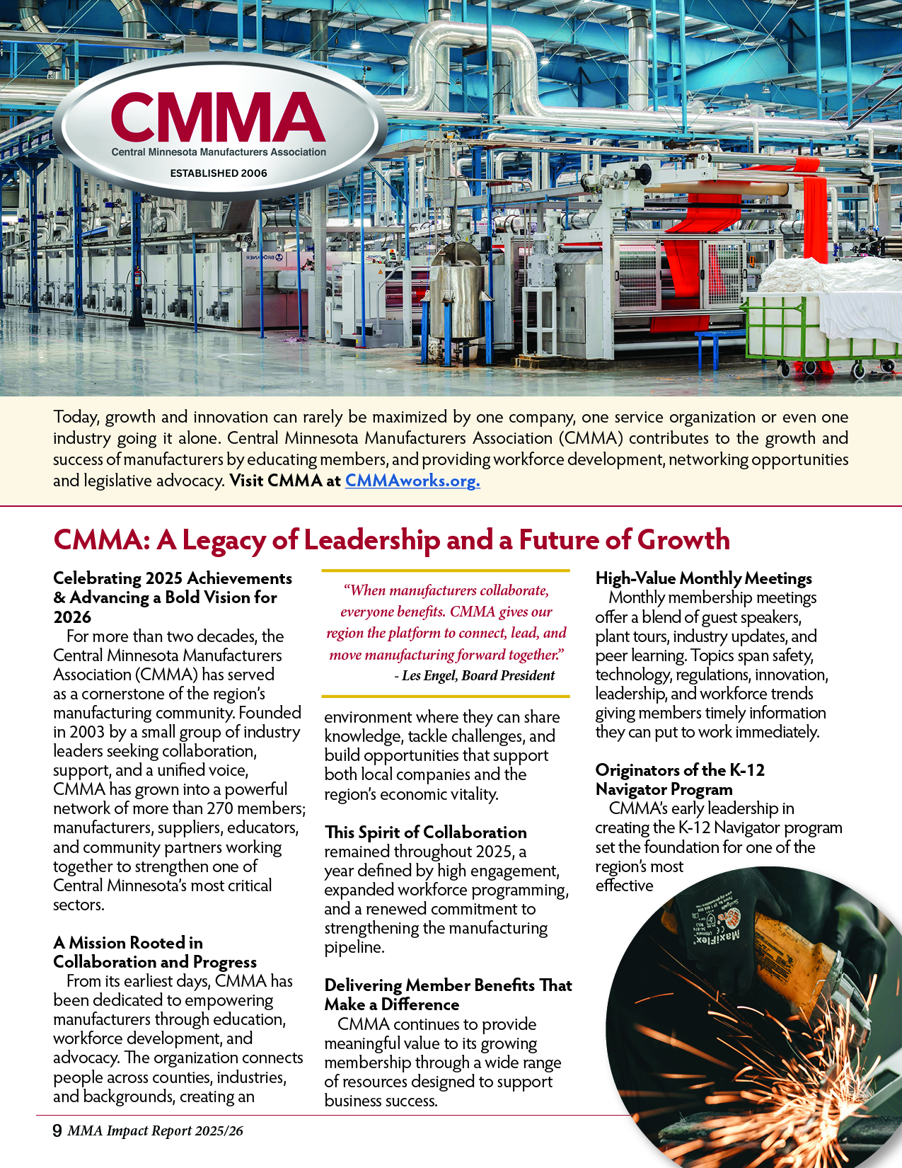CMMA - Midwest Manufacturers Association